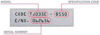 Motor-Typenschilder verstehen | Kawasaki Engines