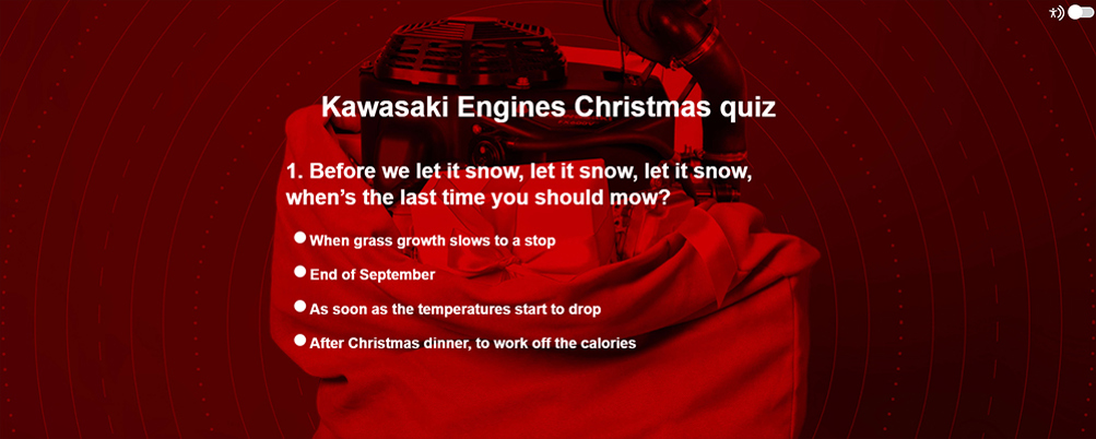 The 2025 Kawasaki Engines Christmas Quiz | Kawasaki Engines
